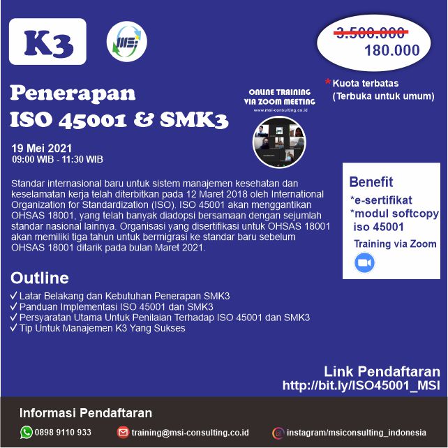 iso 45001 - MSI Consulting – Konsultan ISO dan Pelatihan Sistem Manajemen